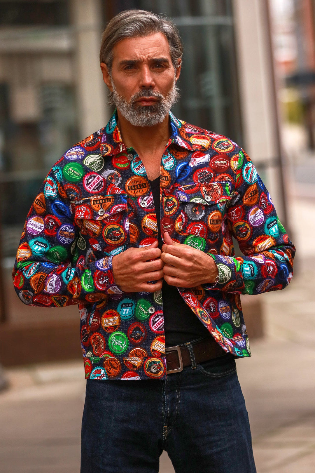 ART ATTACK PAINT SPLASH PRINT SHIRT – Claudio Lugli Shirts